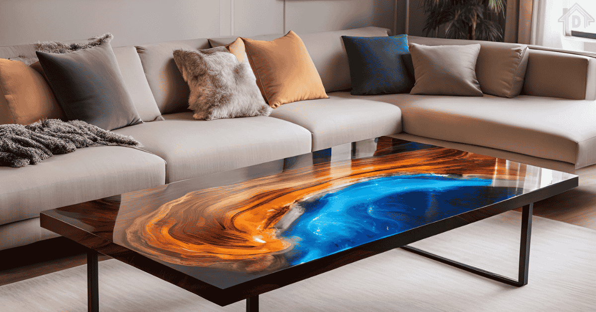 DIY Epoxy resin tables with LED lights for Beginners – DecorsLand
